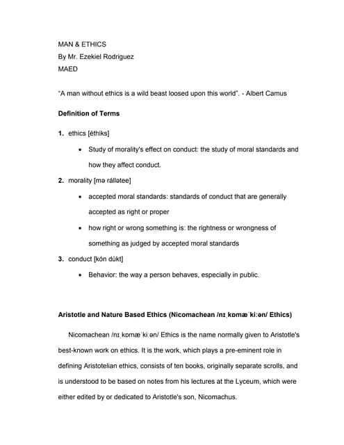 Ethics (M2 Lesson 1: Man as Moral Agent).pptx