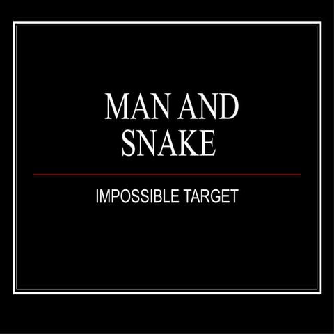 Man and snake | PPT