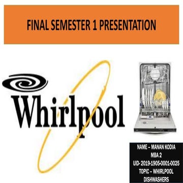 WHIRLPOOL ANALYSIS | PPTX