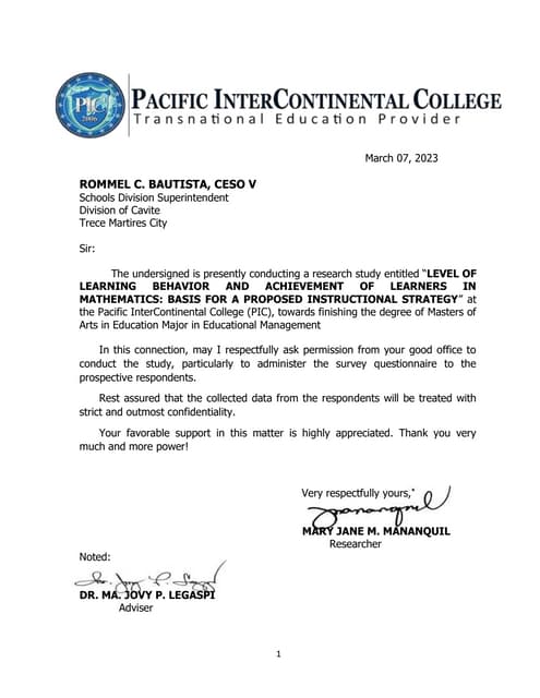 Questionnaire | DOCX