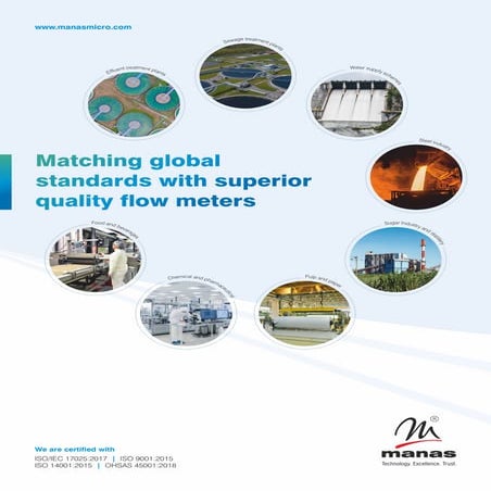 Manas Microsystems- Your flow meter partner | PDF