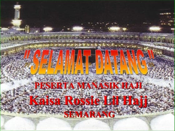 Manasik haji lengkap | PPTX