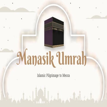 manasik tata cara ibadah umrah sesuai dengan sunnah | PPTX
