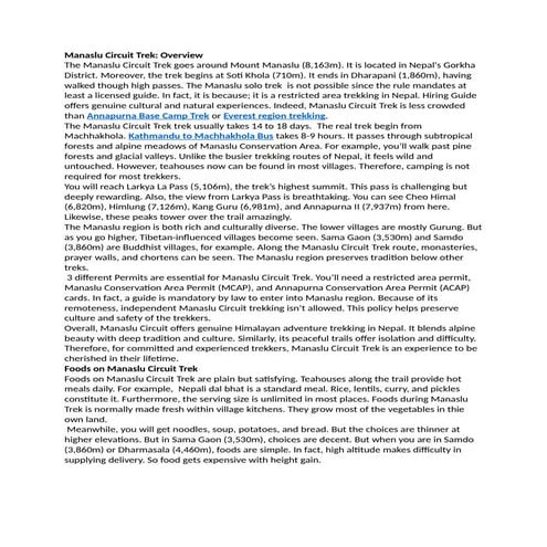 Manaslu Circuit Trek Food Menu .docx