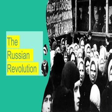 Russian Revolution Class IX | PPTX