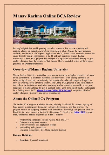 BCA Brochure.pdf gdtetysrtatfdytr6754646ytgjhbhftrsrfchfdtgsdgvfhdffs | PPT