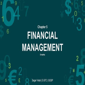 Finacial Management | PDF