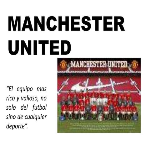 Manchester united football club | PPTX