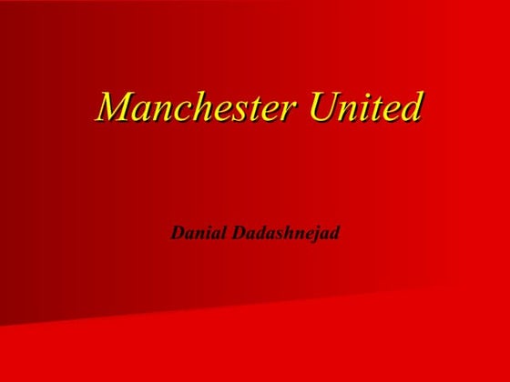 Manchester United | PPTX