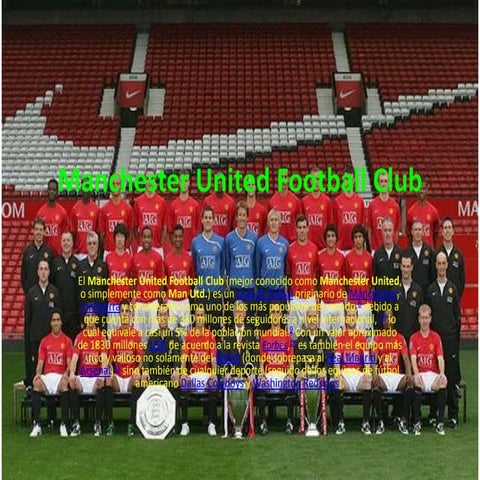 Manchester united football club | PPTX