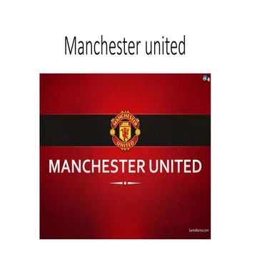 Manchester united power point | PPTX