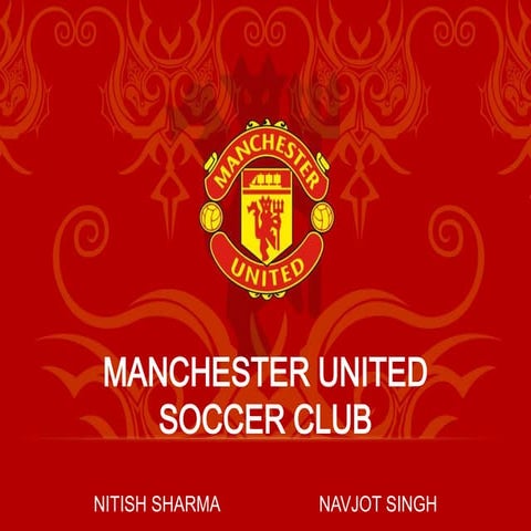 A presentation on Manchester United Football Club | PPTX