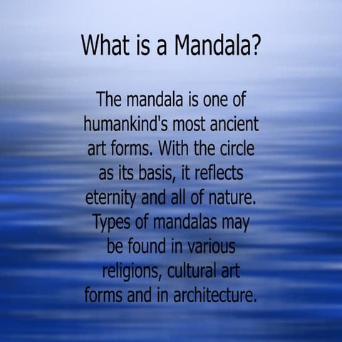Mandala Lesson with video | PPT