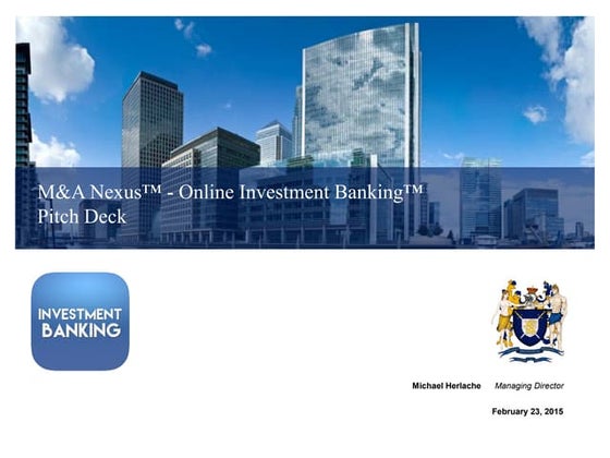 Investment deck template | PPT