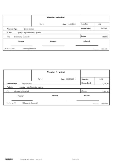Fature shitje | PDF | Logistics | Business