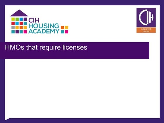 Hmo licensing | PPT