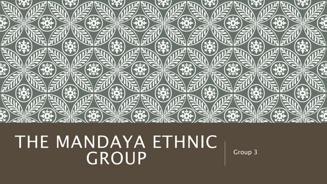 TEDURAY TRIBE from lumad group of ethnics.pptx