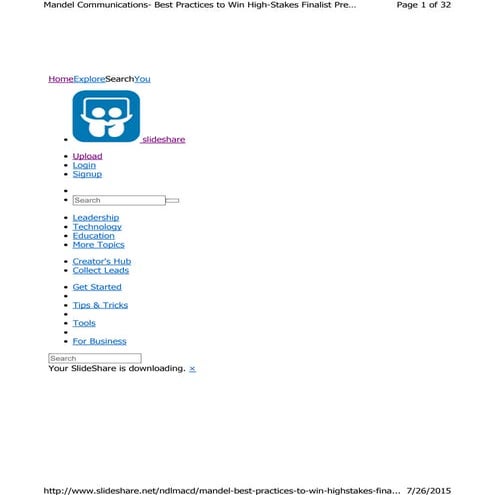 Mandel best-practices-to-win- | PDF