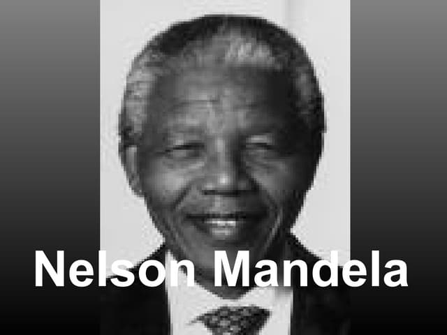 Nelson mandela power point presentation | PPT