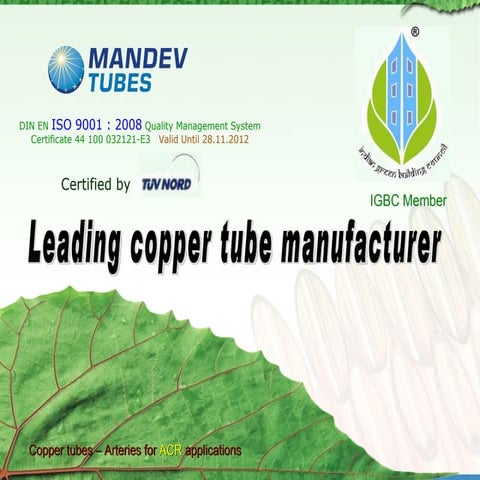 Mandev Tubes | PPT