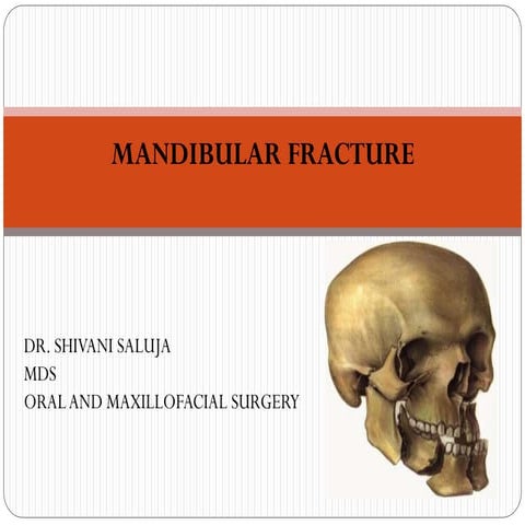 Symphysis & Angle MANDIBULAR FRACTURES | PDF