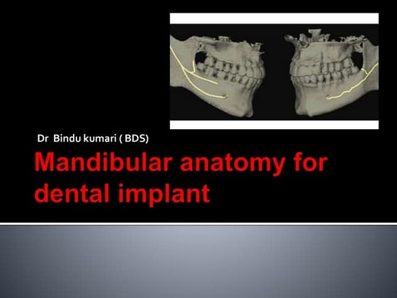Anatomy of mandible | PPT