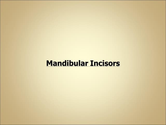 morphology of Maxillary central and lateral incisors teeth | PPT ...