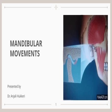 Mandibular movements and the envelope of motion | PPTX
