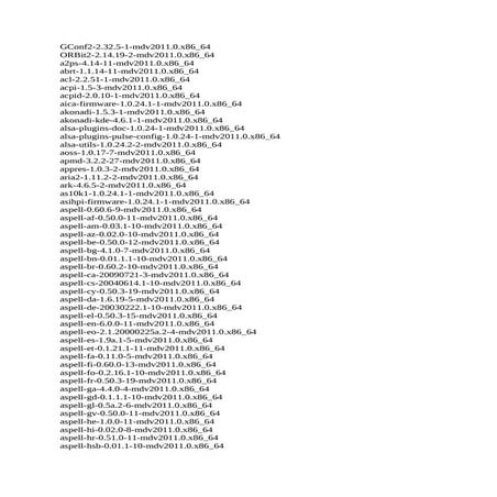 Mandriva 2011 x86_64 rpm.lst | Racing Video Games | Video Game Genres