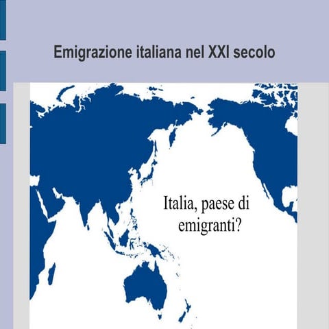 emigrazione italiana | ODP