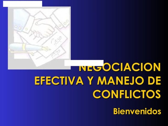 Presentacion manejo de conflictos | PPT