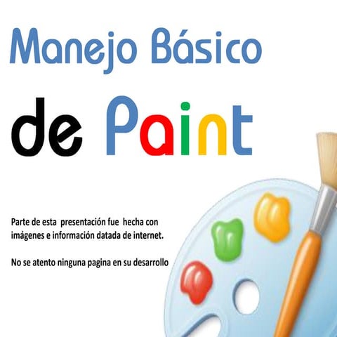Manejo basico de paint | PDF