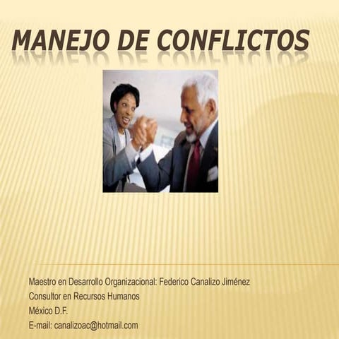 Manejo de conflictos | PPTX