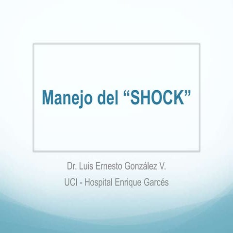 Indice de shock, shock index, trauma | PPTX