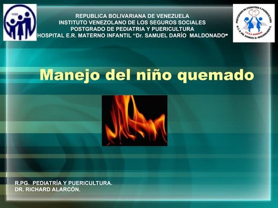 Evaluación de la superficie corporal quemada en pacientes del hospital ...