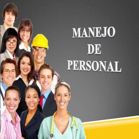 Manejo de Personal | PPTX