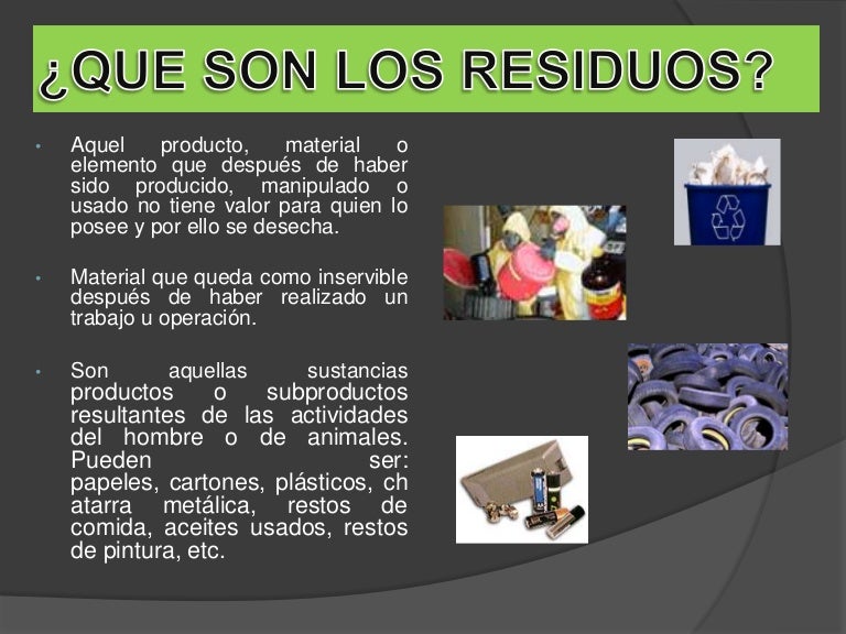 Manejo De Los Residuos Solidos
