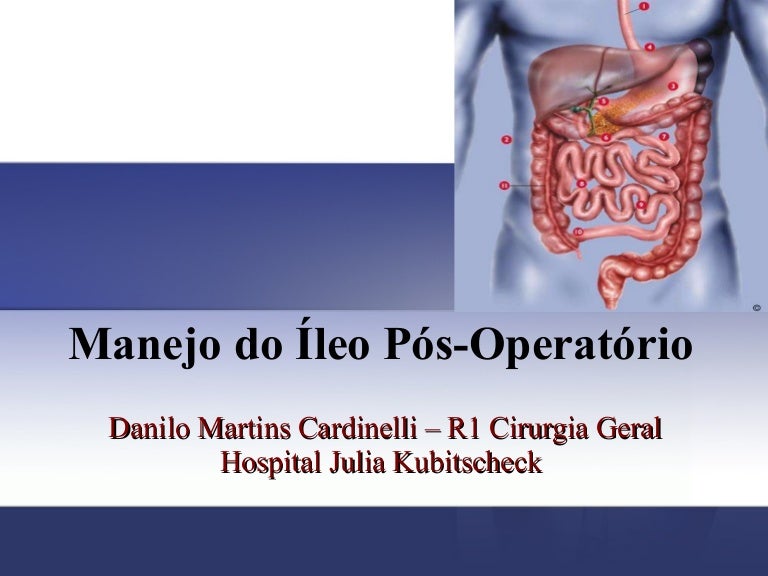 Manejo do íleo pós operatório