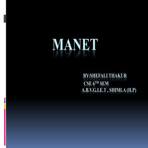 Manet | PPT