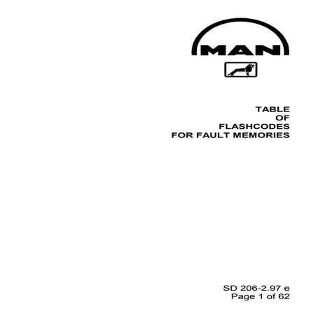 Man f2000 codes | PDF