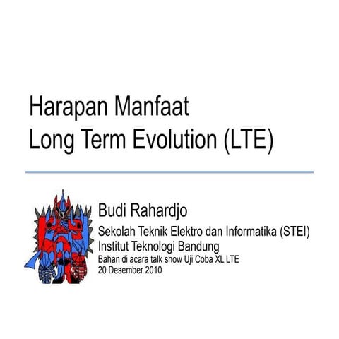 Manfaat Long Term Evolution (LTE) | PPTX