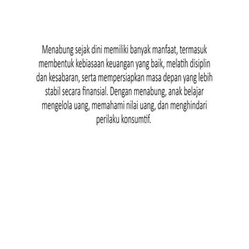 MANFAAT MENABUNG SEJAK DINI YANG PERLU KAMU TAHU.pptx