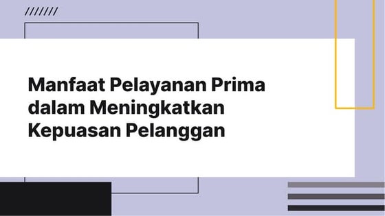 Service excellent | PPT