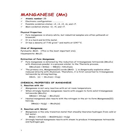 Manganese & its properties (TRANSITION ELEMENTS).pdf
