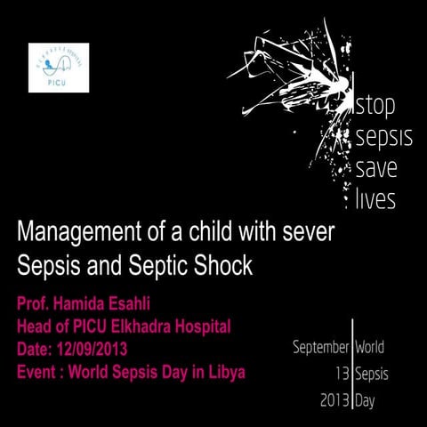 Mangement of sepsis and septic shock | PPTX