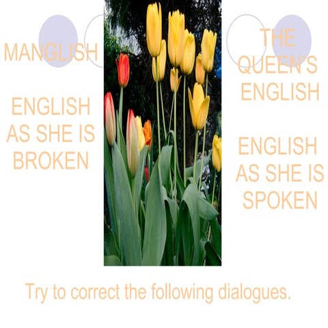 Manglish English | PPS