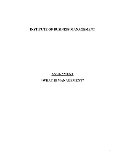 Introduction of Industrial Management | PPTX