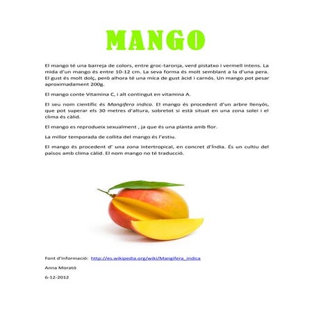 Mango | ODT