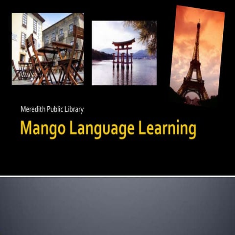 Mango language learning | PPT