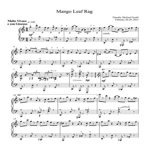 Mango Leaf Rag | PDF